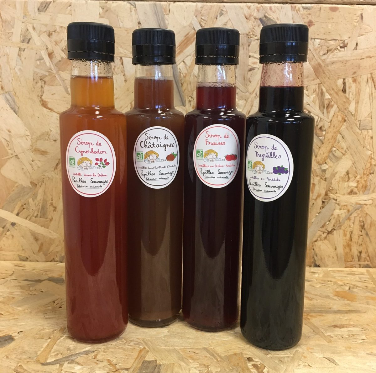 Sirop de fruits bio - La Bonne Pioche Grenoble